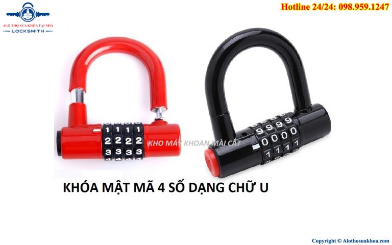 Hướng dẫn mở và đổi mật khẩu ổ khóa 4 số